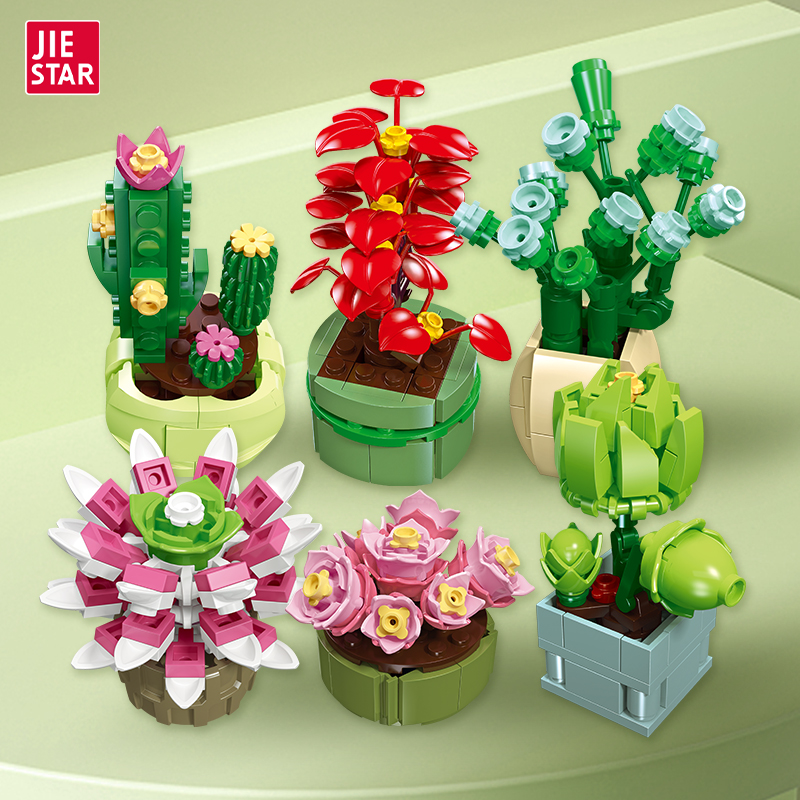 Botanical Bonsai Plants Pack of 6 | 714 Pieces Brick Set – AussieBulkBricks